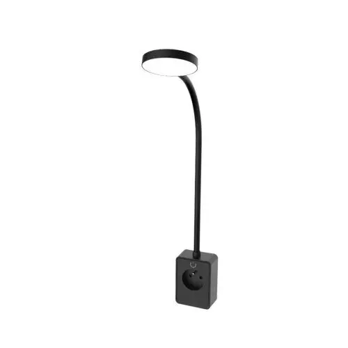 Rabalux Zidna lampa, USB punjač Tivro E, LED 4W, CCT 3000-6000K, Crna