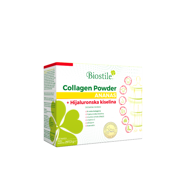 BIOSTILE COLLAGEN POWDER 6+HA ANANAS KESICE A30