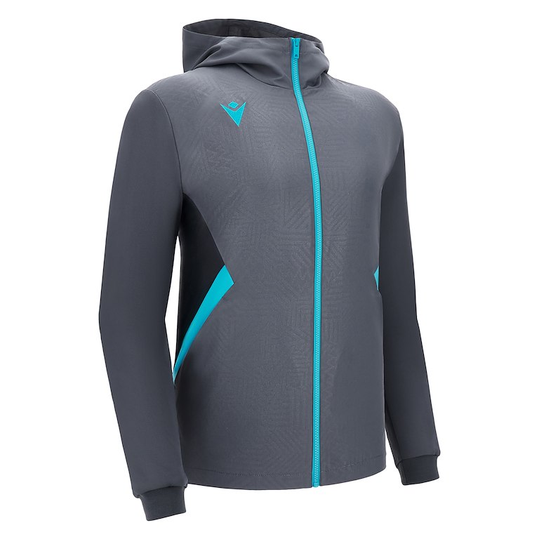TIAMAT FULL ZIP MICRO HOODY TOP ANT/NSKY,XXL
