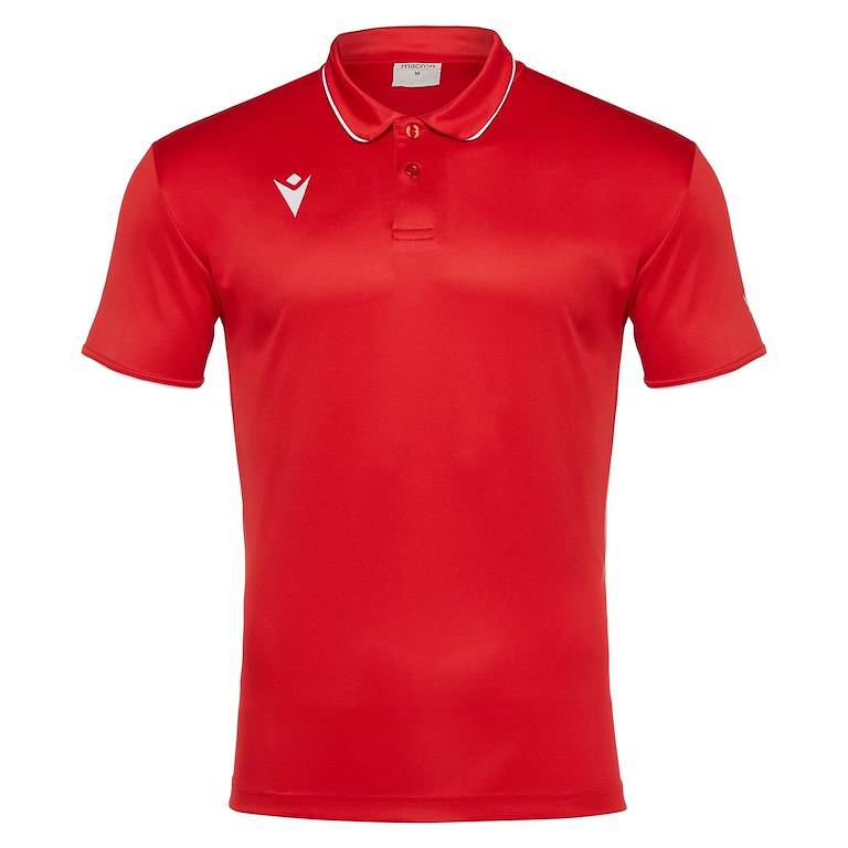 DRACO HERO POLO RED/WHT,S