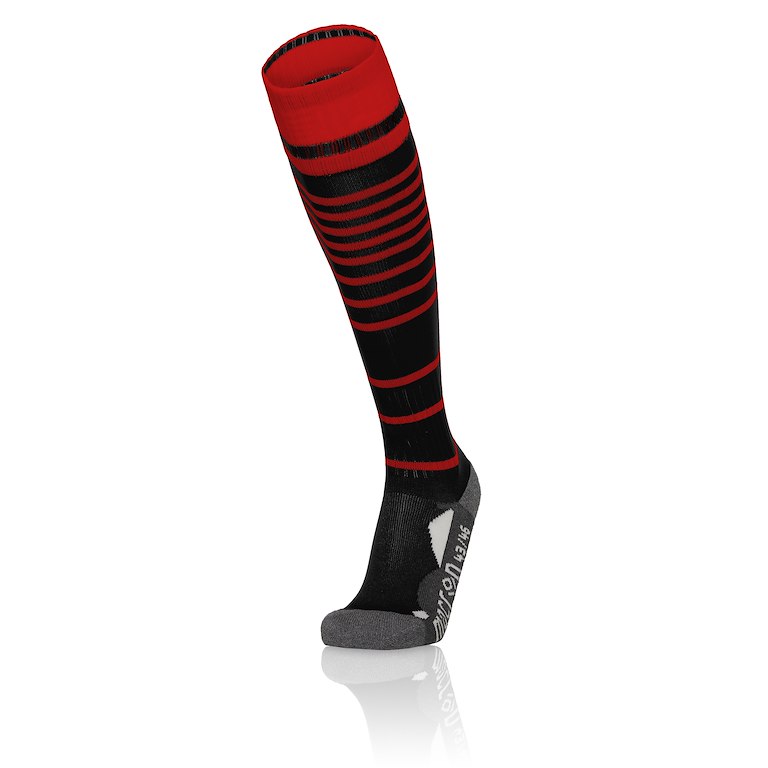 TARGET SOCKS BLK/RED(5PZ),L