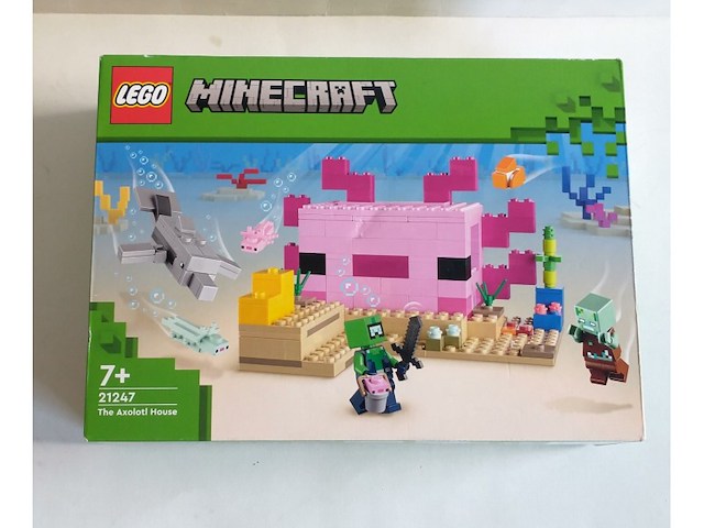 igračka LEGO 21247 MINECRAFT The Axolotl House