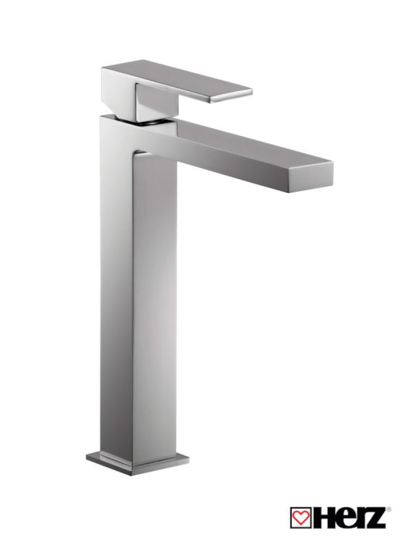 HERZ JEDNORUČNA BATERIJA ZA LAVABO STOJEĆA VISOKA CHROME SQ-Q12 058