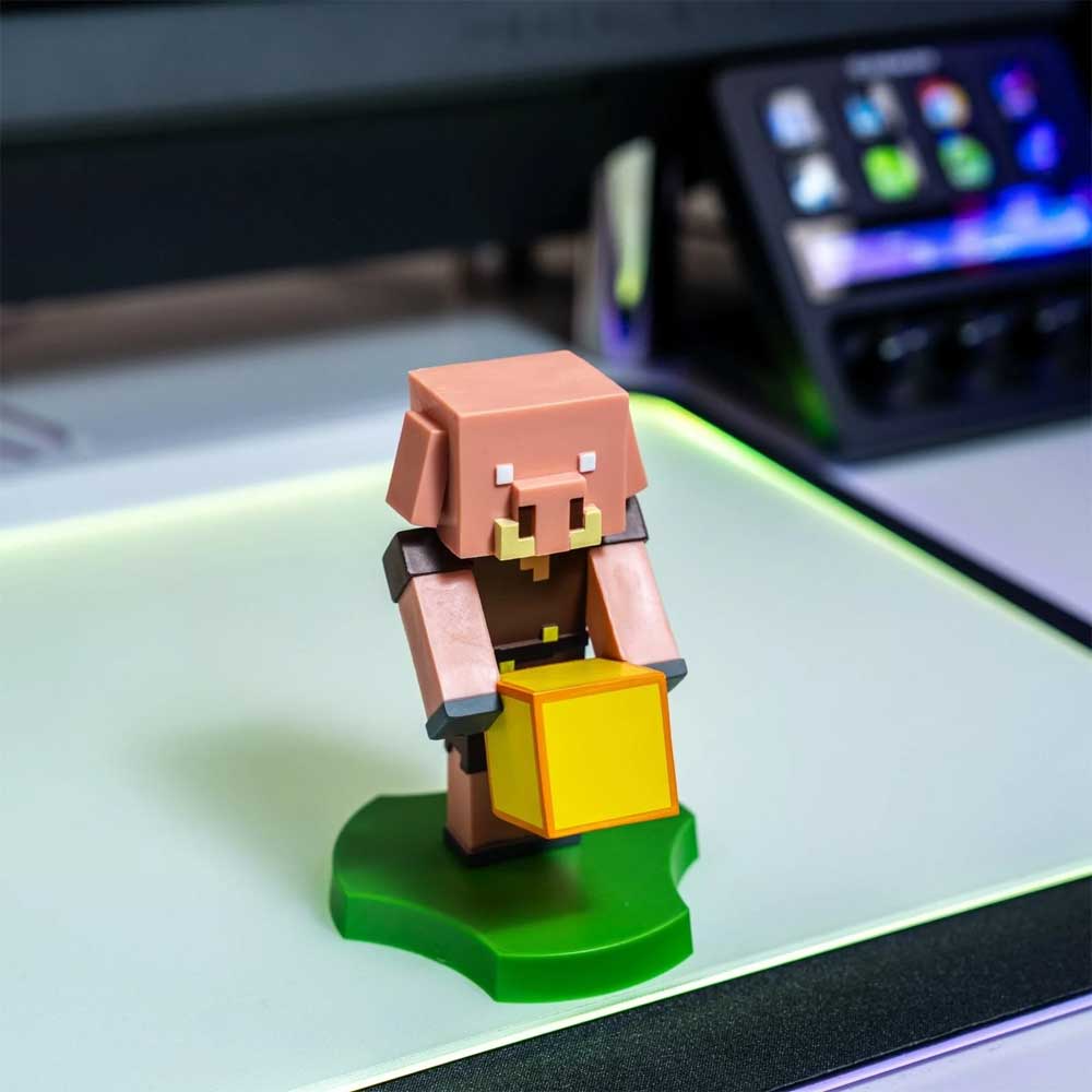 Minecraft: Piglin Guys Holdems, Mini Cable Guys Phone Stand and Device Holder