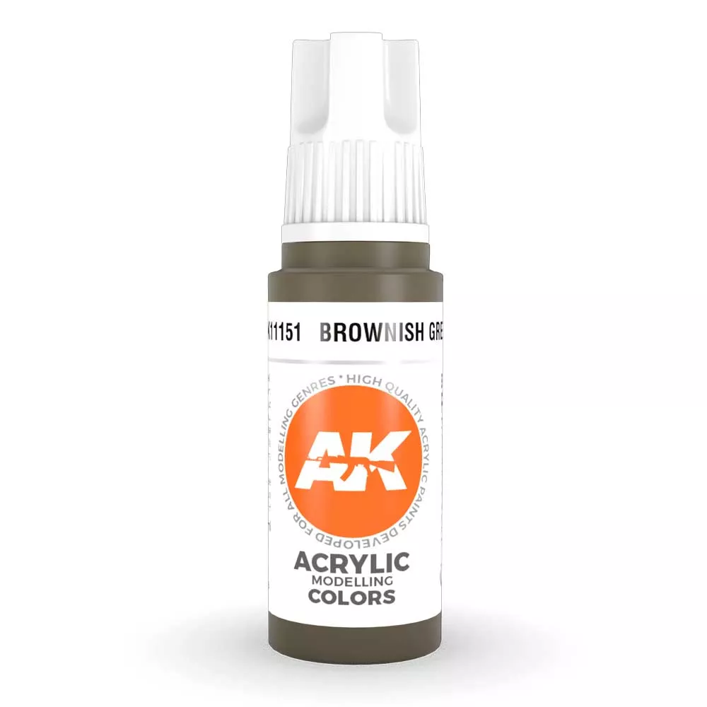 3GEN Acrylic Brownish Green 17ml
