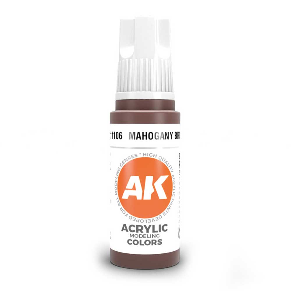 3GEN Acrylic Mahogany Brown 17ml