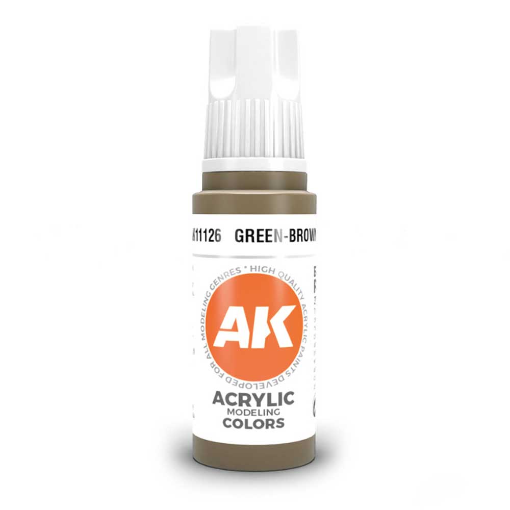 3GEN Acrylic Green-Brown 17ml