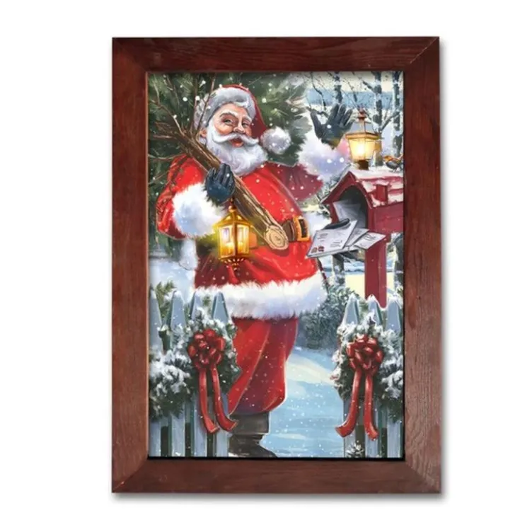 Panel, blind ram, sa okvirom, Santa Claus, 40x50cm