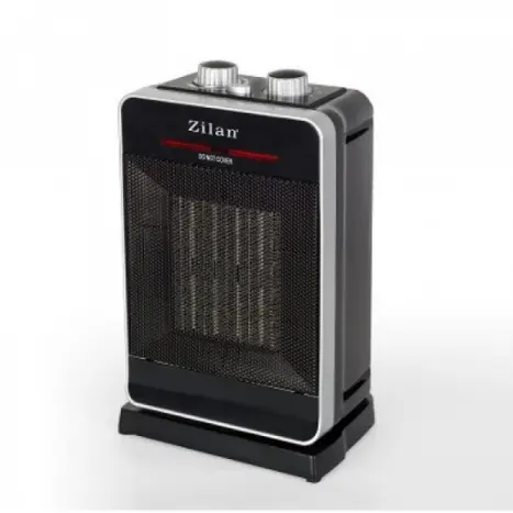 ZILAN Rotirajuća keramička grejalica ZLN3215, 2000W, Crna