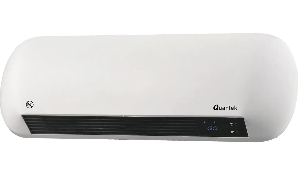 QUANTEK Zidna grejalica Q1205, 2000W, Tajmer, Bela