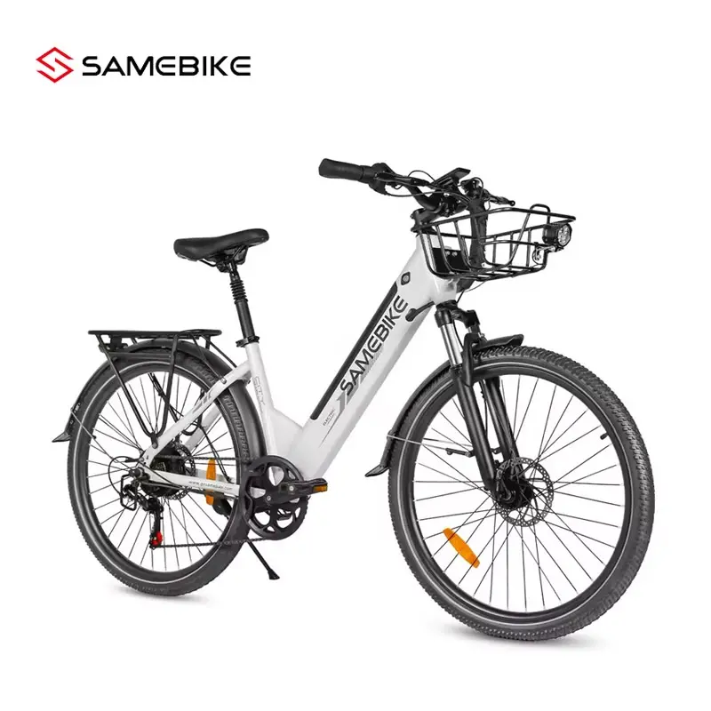 Samebike Električni bicikl RS-A01 Pro-T, 26", Beli