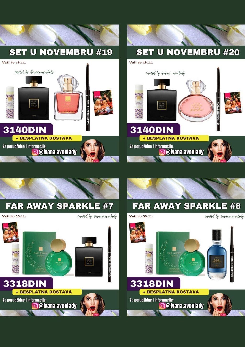 Set parfema, Avon, Original