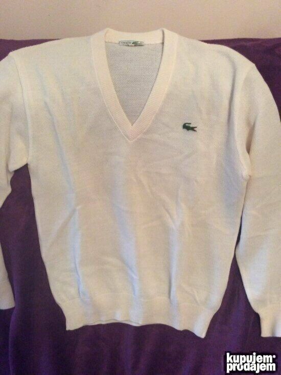 Original Lacoste dzemper 4 Potpuno nov. 60% wolle 40% acrilc Ramena