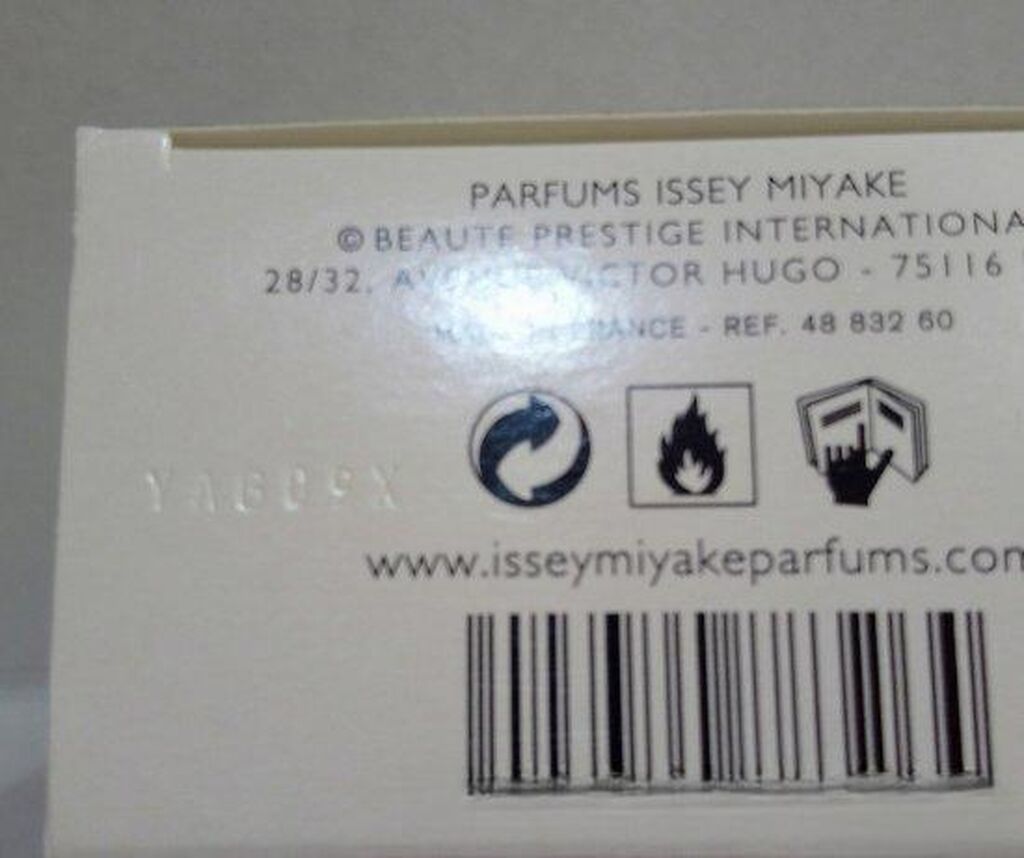 Muški parfem, Issey Miyake, Original