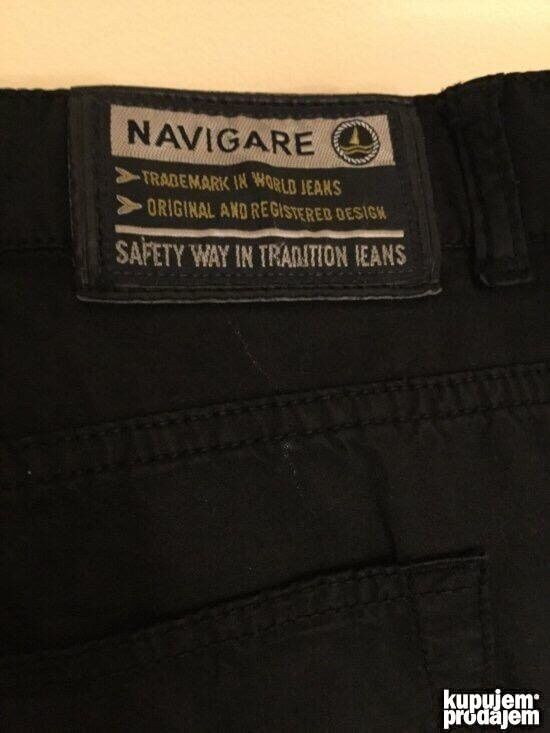 Original NAVIGARE tanke pantalone 36 / 40 - 2 kom. 98% cotton 2%