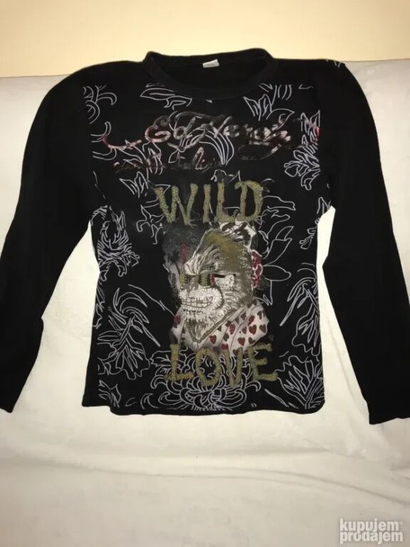 Original Ed Hardy duks M/L 98% cotton 2% elastin TOP Ramena 46cm