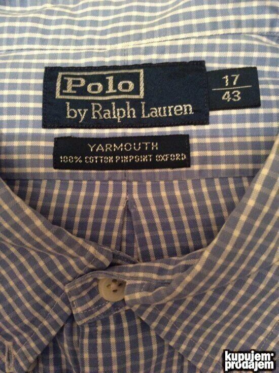 Original Ralph Lauren kosulja XL 100% Oxford cotton Kratak rukav