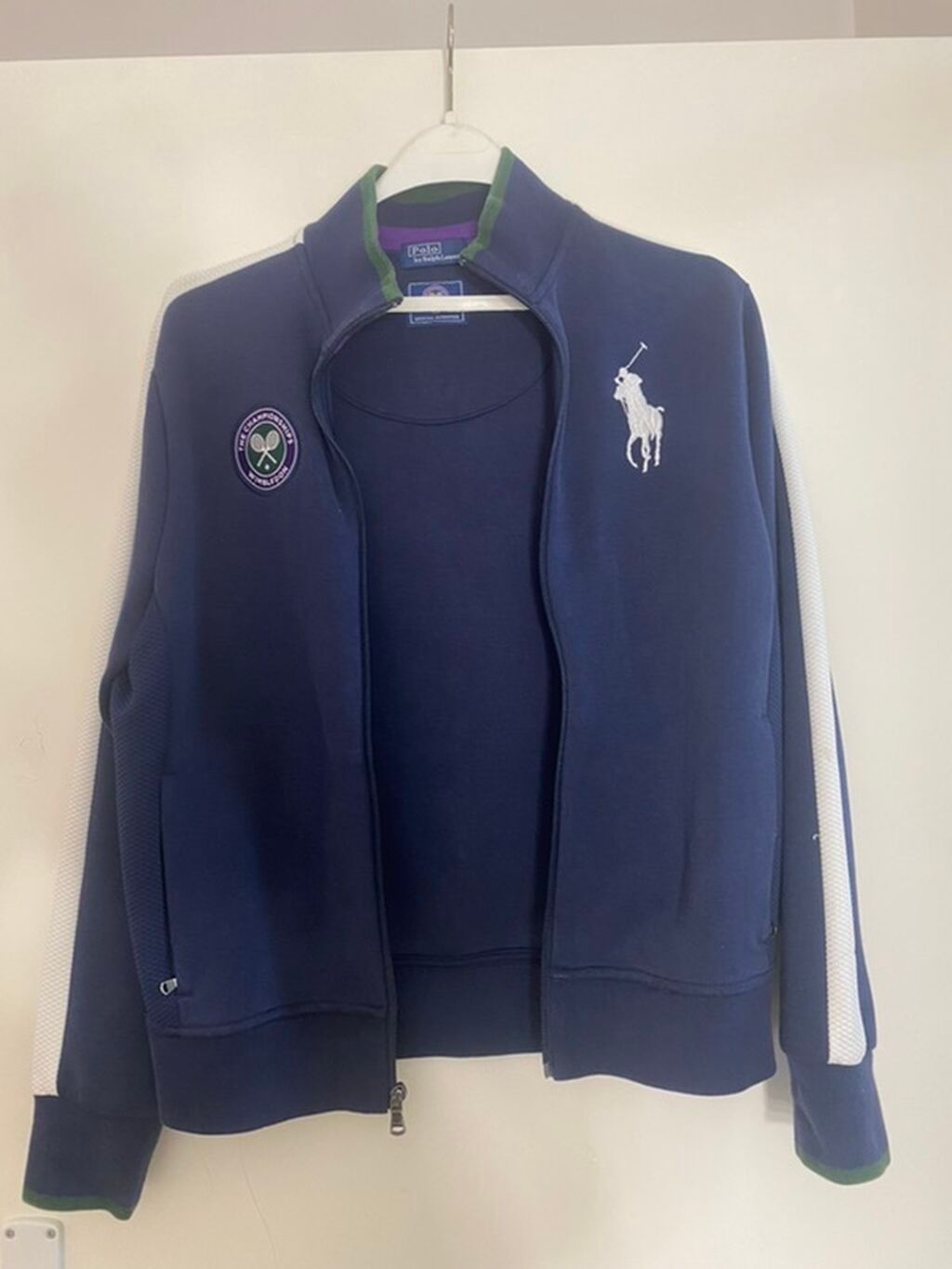Polo Ralph Lauren x Wimbledon jakna na rajsferšlus. - Boja