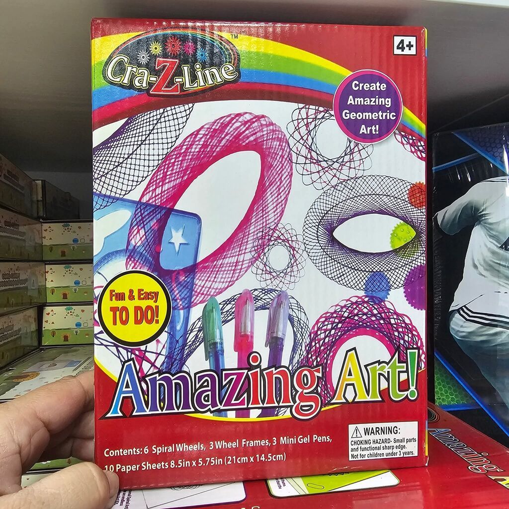 Cra-Z-Line Amazing Art – set za kreiranje geometrijske umetnosti (4+)