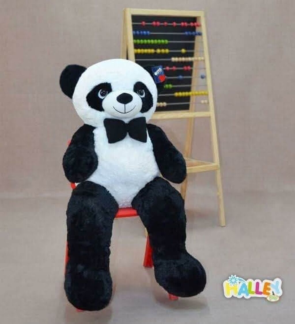 Plišani meda Panda sa leptir-mašnom   Velika plisana panda 100cm