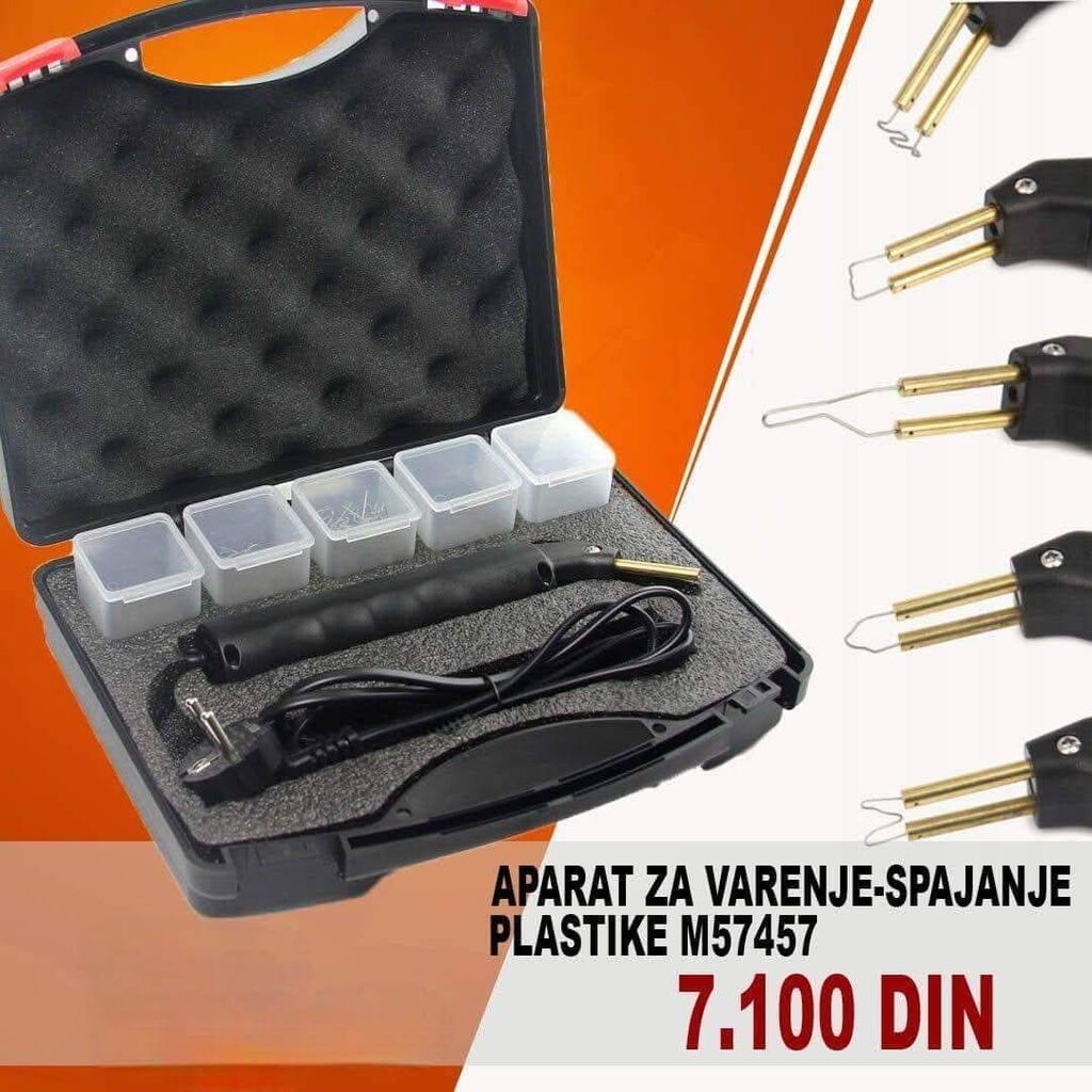 Aparat za varenje–spajanje plastike M57457 Komplet sadrži: -