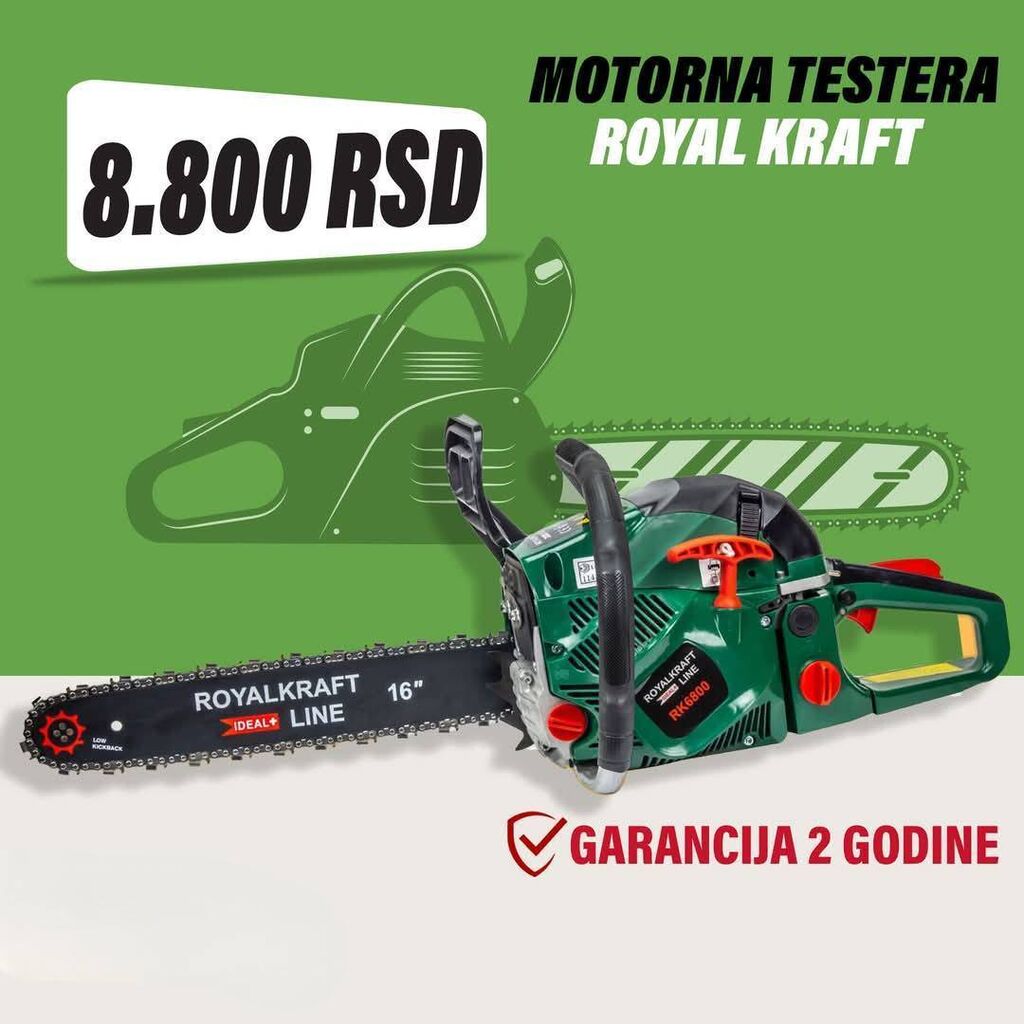 Motorna testera Royal Kraft - Model: RoyalKraft Ideal Line RKH5800