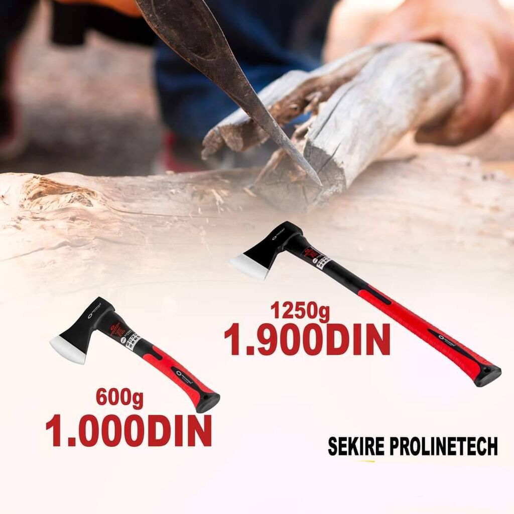 Sekire PROLINETECH – dve varijante - Model 600 g – kompaktna sekira