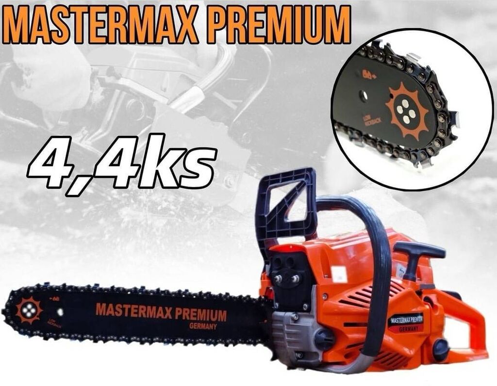 Motorna testera MASTERMAX PREMIUM Germany – 4,4 ks - Snaga: 4,4