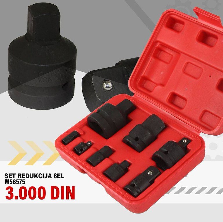Set redukcija 8 delova – M58575 - Komplet adaptera za nasadne