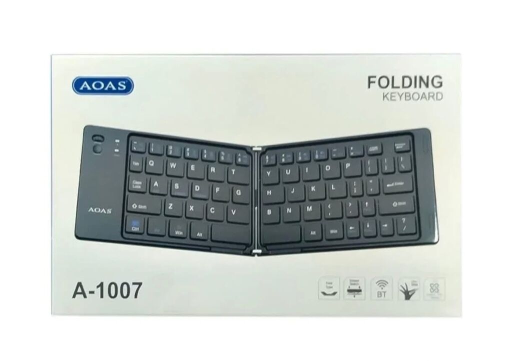 AOAS A-1007 sklopiva Bluetooth tastatura - Prenosiva sklopiva