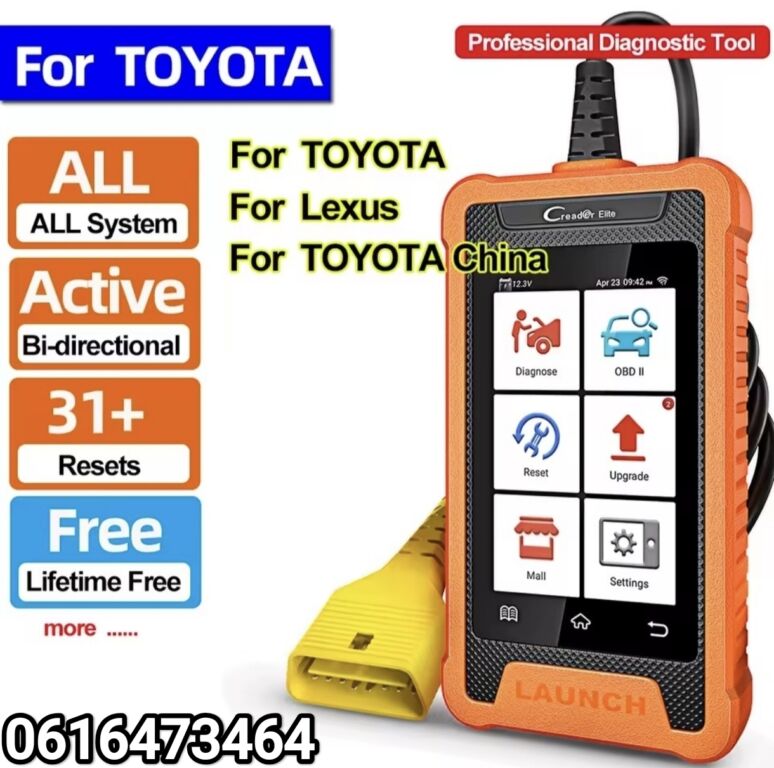 Novo - LAUNCH X431 Creader Elite Toyota Lexus OBD2 31+ Reset