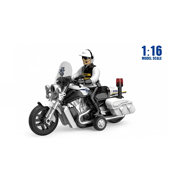 Policijski motor 1:16 23,3x9,6x18,5cm Wenyi 52942