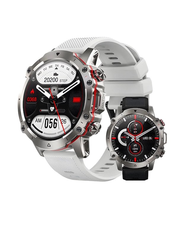 Muski pametni sat Military ST1 Metal Silver ⌚️