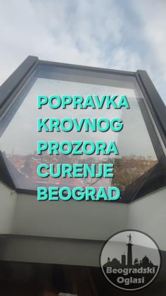 Sanacija dihtovanje popravka krovnog-krovnih prozora