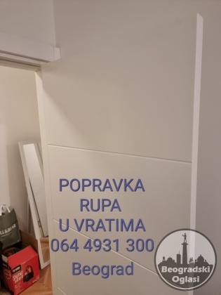 Popravka drvene stolarije vrata prozora