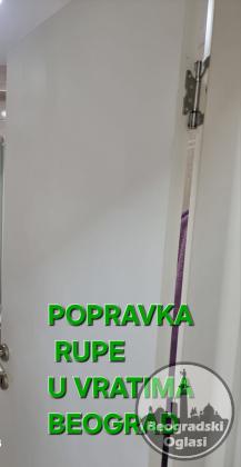 Popravka rupi u vratima