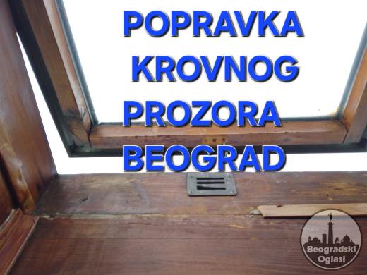 Dihtovanje curenje krovnog prozora