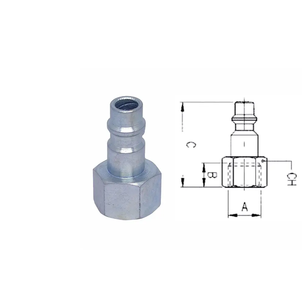 Brza spojka, Ženska, 1/2'', 27x24x38 mm