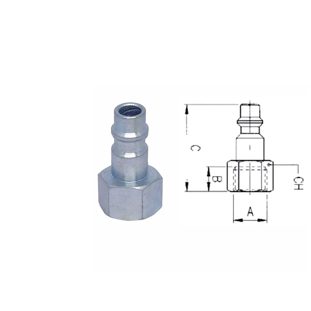 Brza spojka, Ženska, 3/8'', 22x19x33 mm