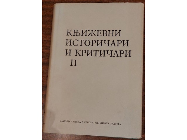 Knjizevni istoricari kritičari II