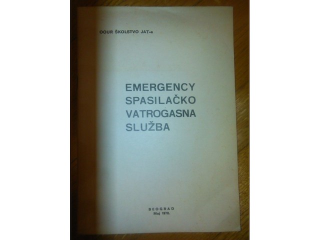 JAT - Emergency - Spasilacko-vatrogasna sluzba