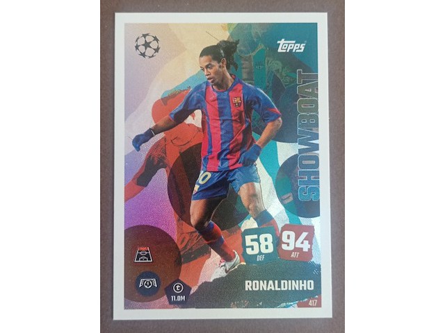 2025/26 Match Attax UCC Ronaldinho Showboat