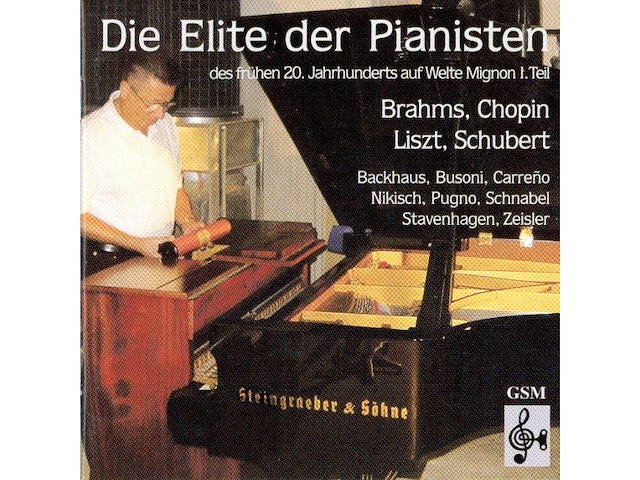 Brahms / Chopin / Liszt / Schubert – Die Elite Der Pian