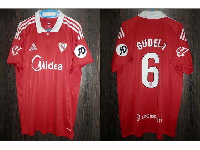 Sevilla dres 2025-26 Nemanja Gudelj 6