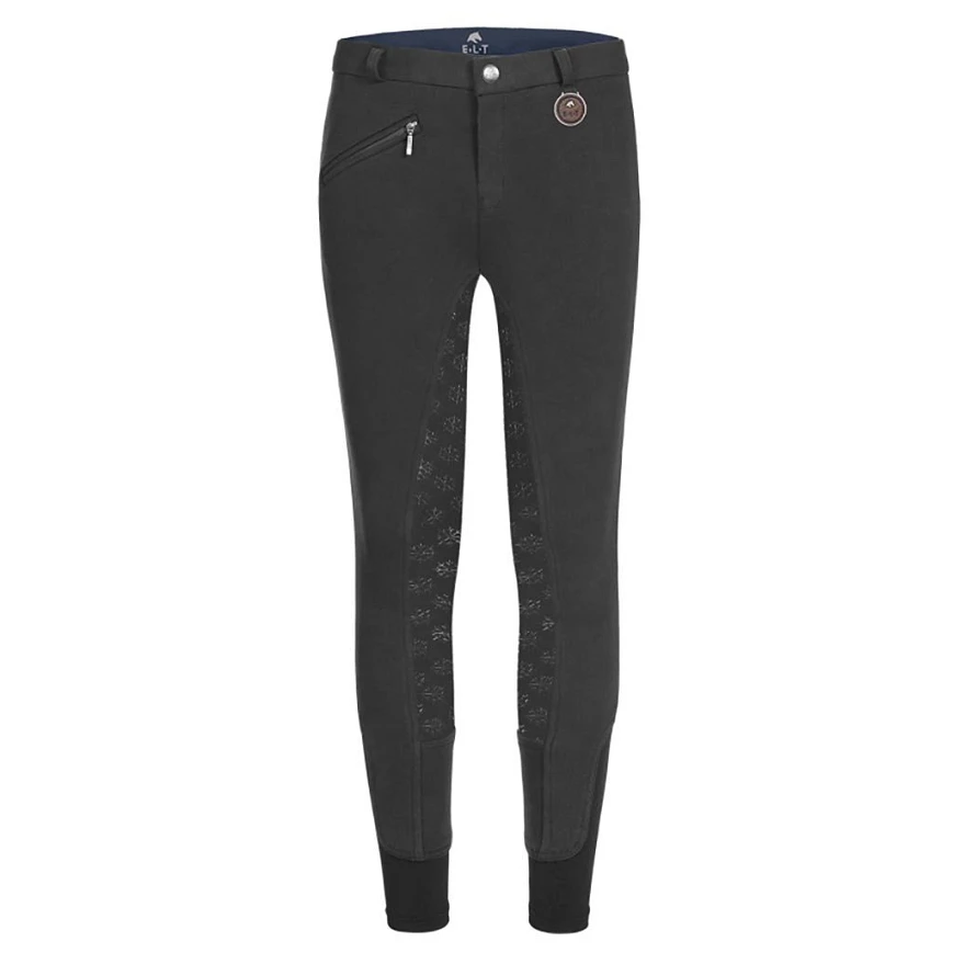 Pantalone za jahanje termo sport dečije crne 116