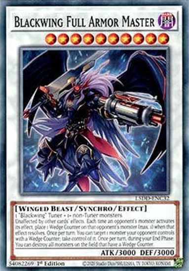 Blackwing Full Armor Master - L5DD-ENC32 - Common 1st Edition