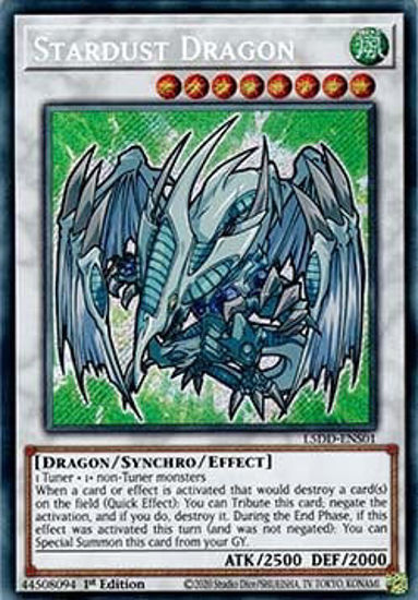Stardust Dragon - L5DD-ENS01 - Secret Rare 1st Edition