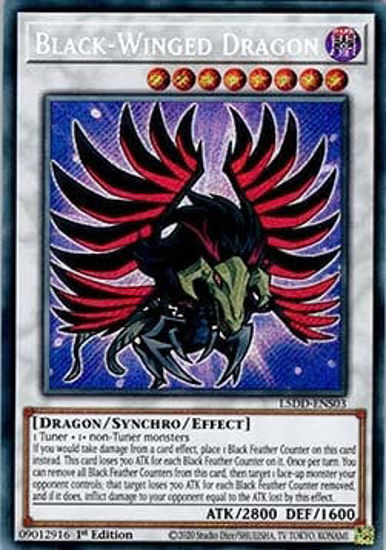 Black-Winged Dragon - L5DD-ENS03 - Secret Rare 1st Edition