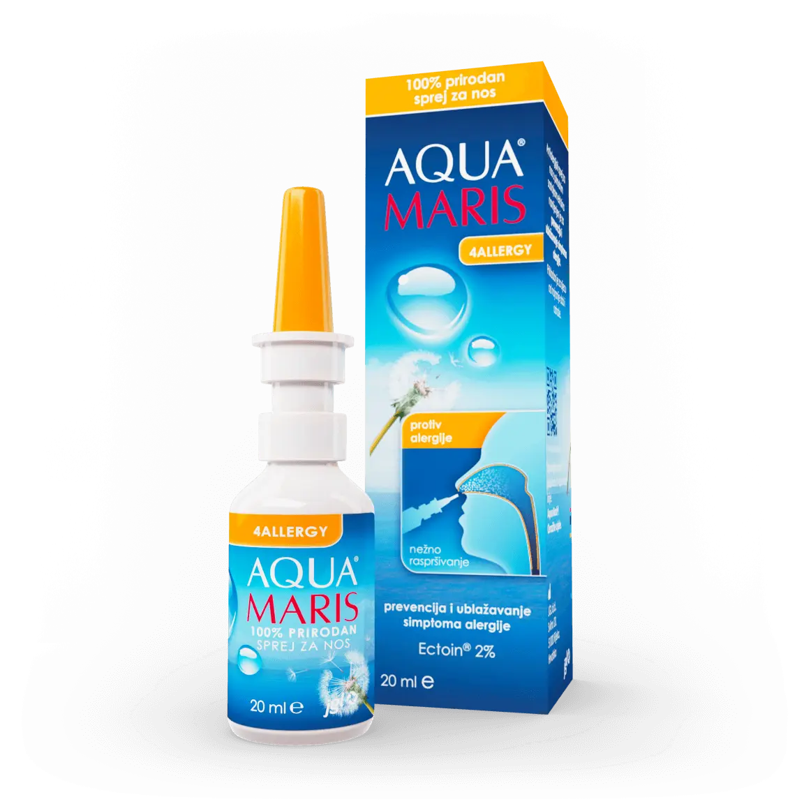Aqua maris 4 ALLERGY sprej za nos, 20ml