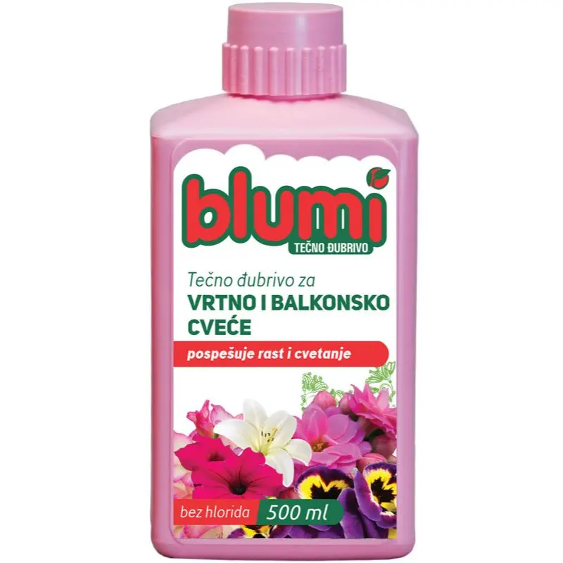 BLUMI Tečno đubrivo za baštensko cveće 0.5 l